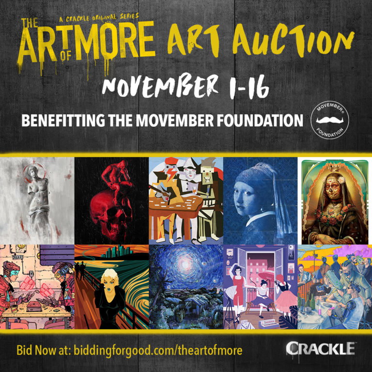 Crackle & The Poster Posse Launch An Art Auction To Benefit The ...